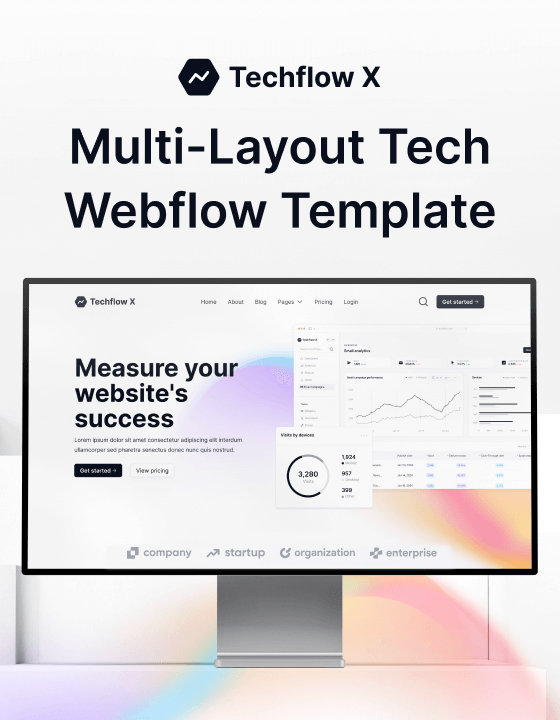 Techflow X - Technology HTML5 Responsive Website Template